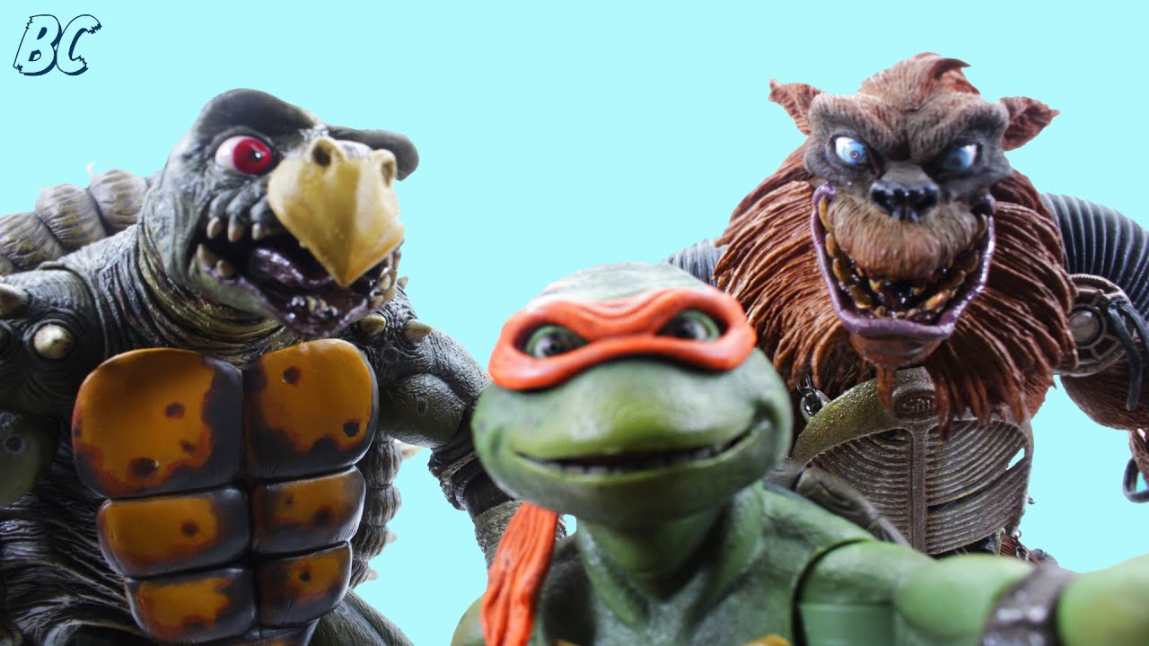 TOKKA & RAHZAR | TMNT | Stop Motion Review - YouTube