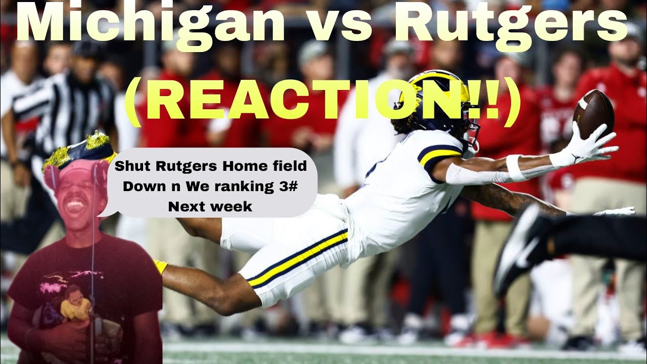 #3 Michigan vs Rutgers Highlights | College Football Week 10 | 2022 ...
