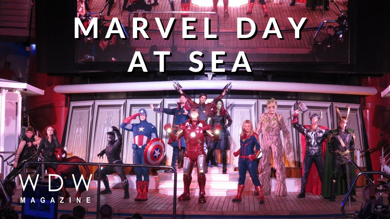 Marvel Day at Sea 2019—Disney Cruise Line - YouTube