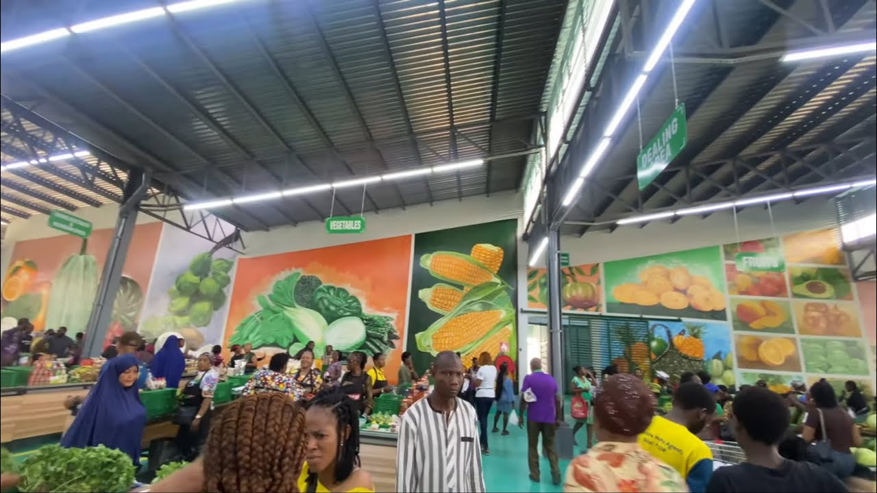 This Is The Cleanest Market In Lagos | Lagos Fresh Food Market Idi-oro ...