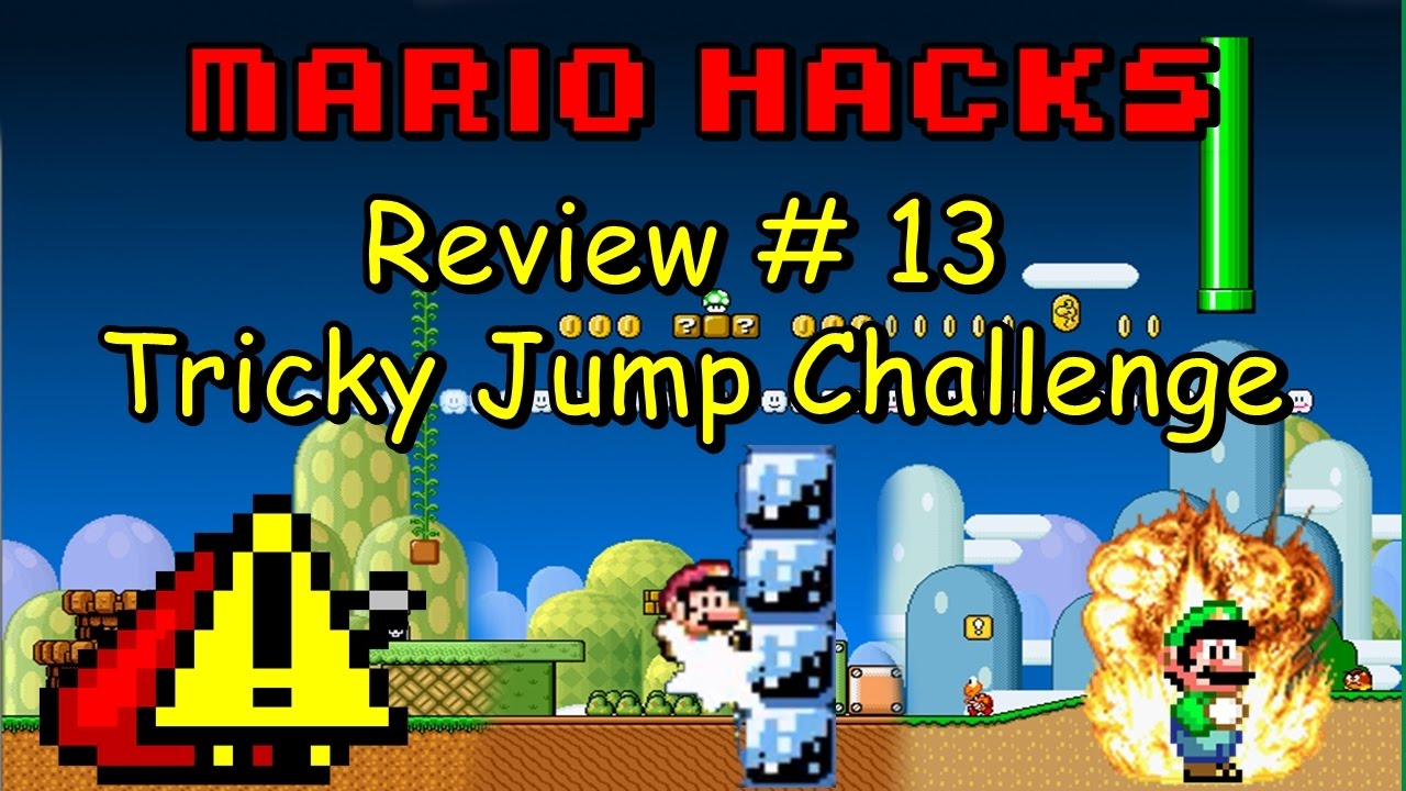 Mario Hacks Review #13 Tricky Jump Challenge - YouTube