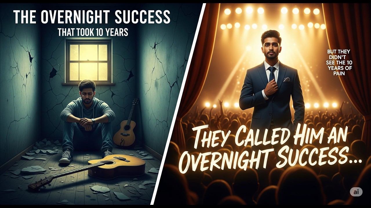 The Truth Behind "Overnight Success" | Motivational Story of Struggle ...