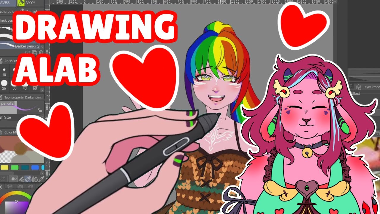 [Art] drawing the ibong adarna vtuber alab!! - YouTube
