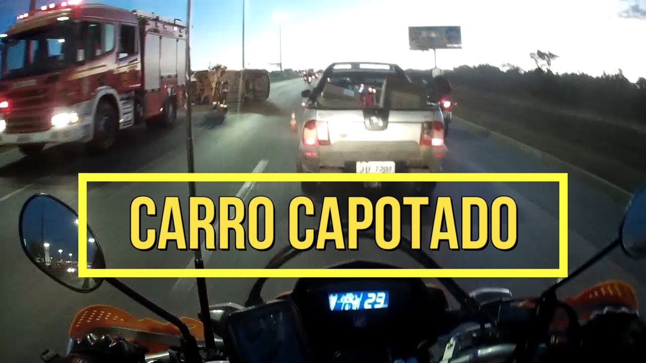 CARRO CAPOTADO DF-095 - YouTube
