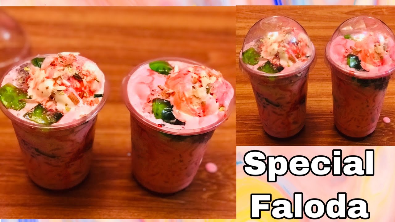 Falooda With Homemade Sev, Noodles | Easy Homemade Falooda | How to ...