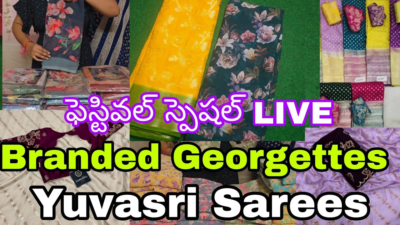 latest Offer sarees yuvasri trendset is live ️whatsup8919133914 ...