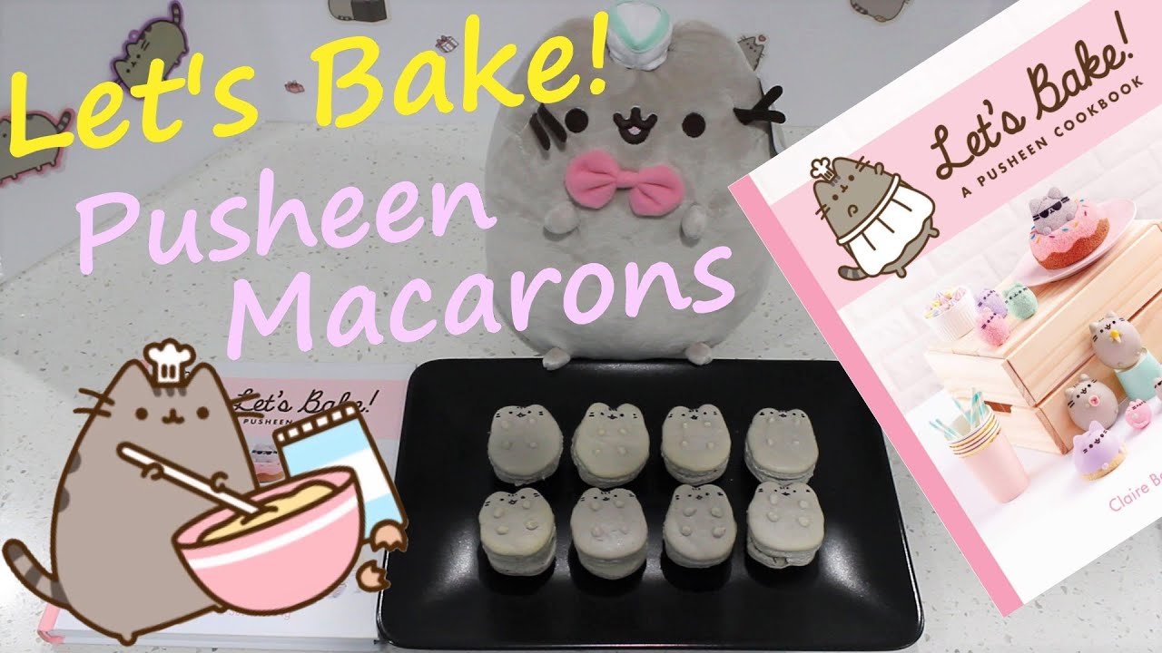 🍮 Let's Bake! How to make Pusheen Macarons - YouTube