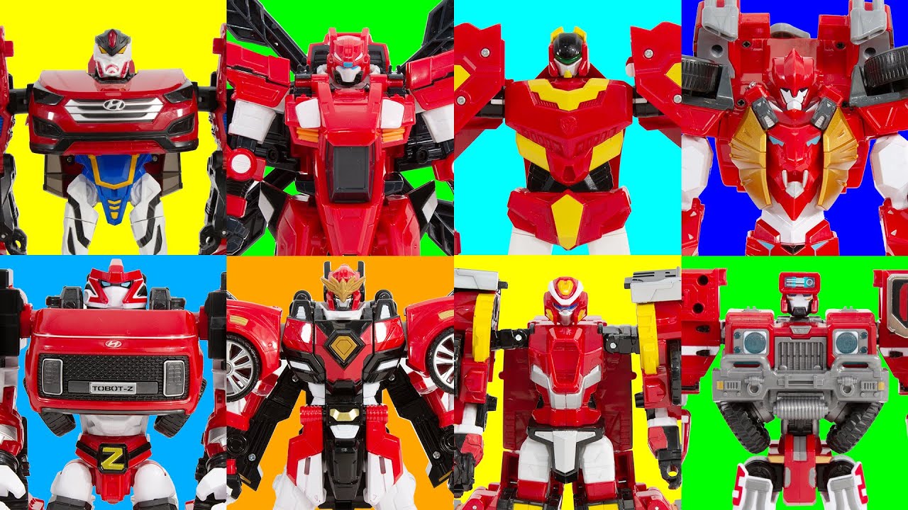 MiniForce SuperDino PentaBot Tobot HelloCarBot Red Eight Mechas ...