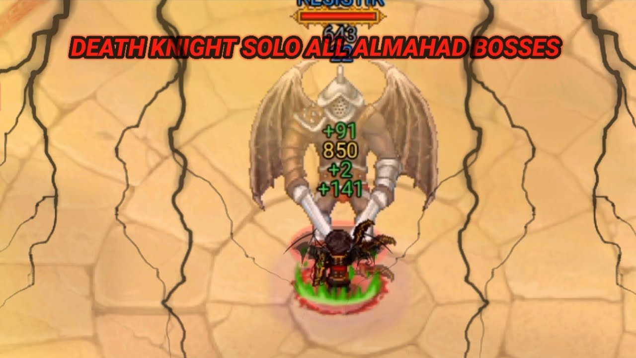 Death Knight ☠ Solo All Almahad Bosses 👑 (Warspear Online) - YouTube
