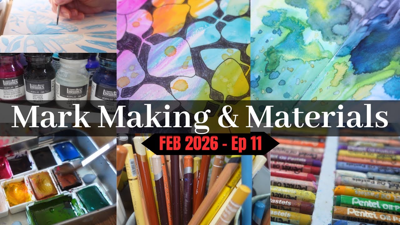 February ART Theme - Mark Making & Materials!! - A Year in our ...