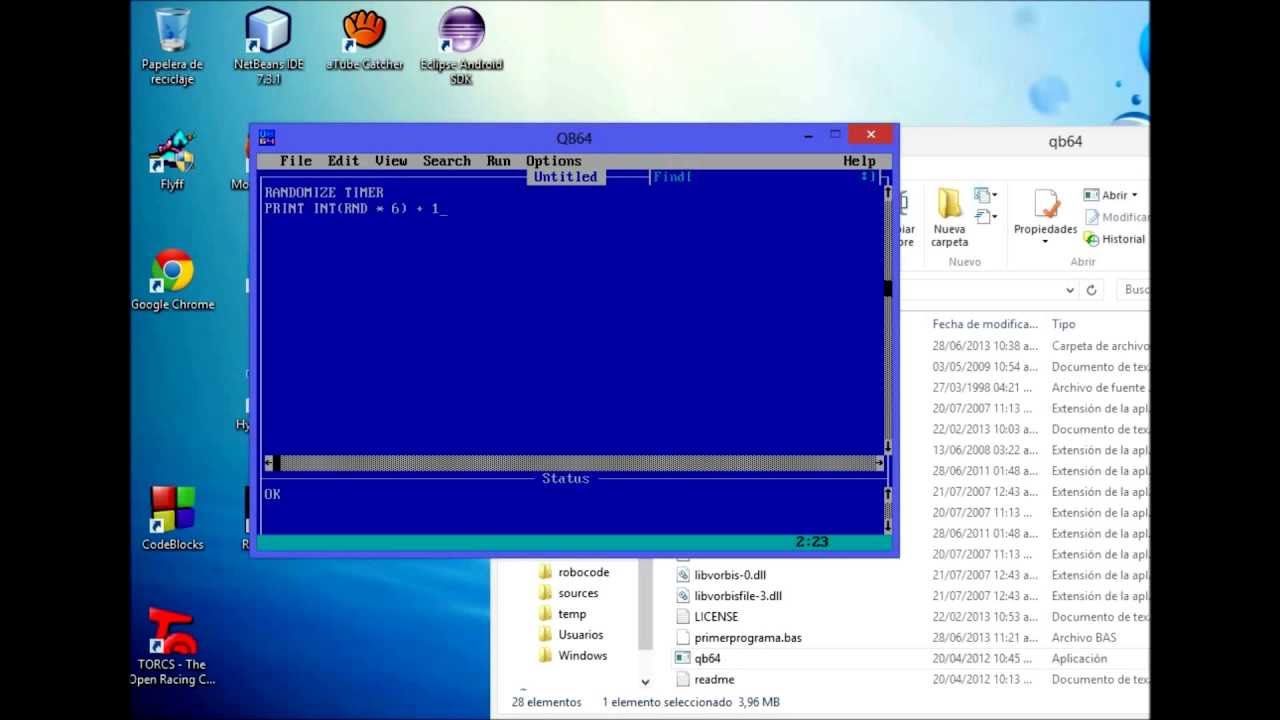 Tutorial QBasic Capítulo 8, generando números aleatorios - YouTube