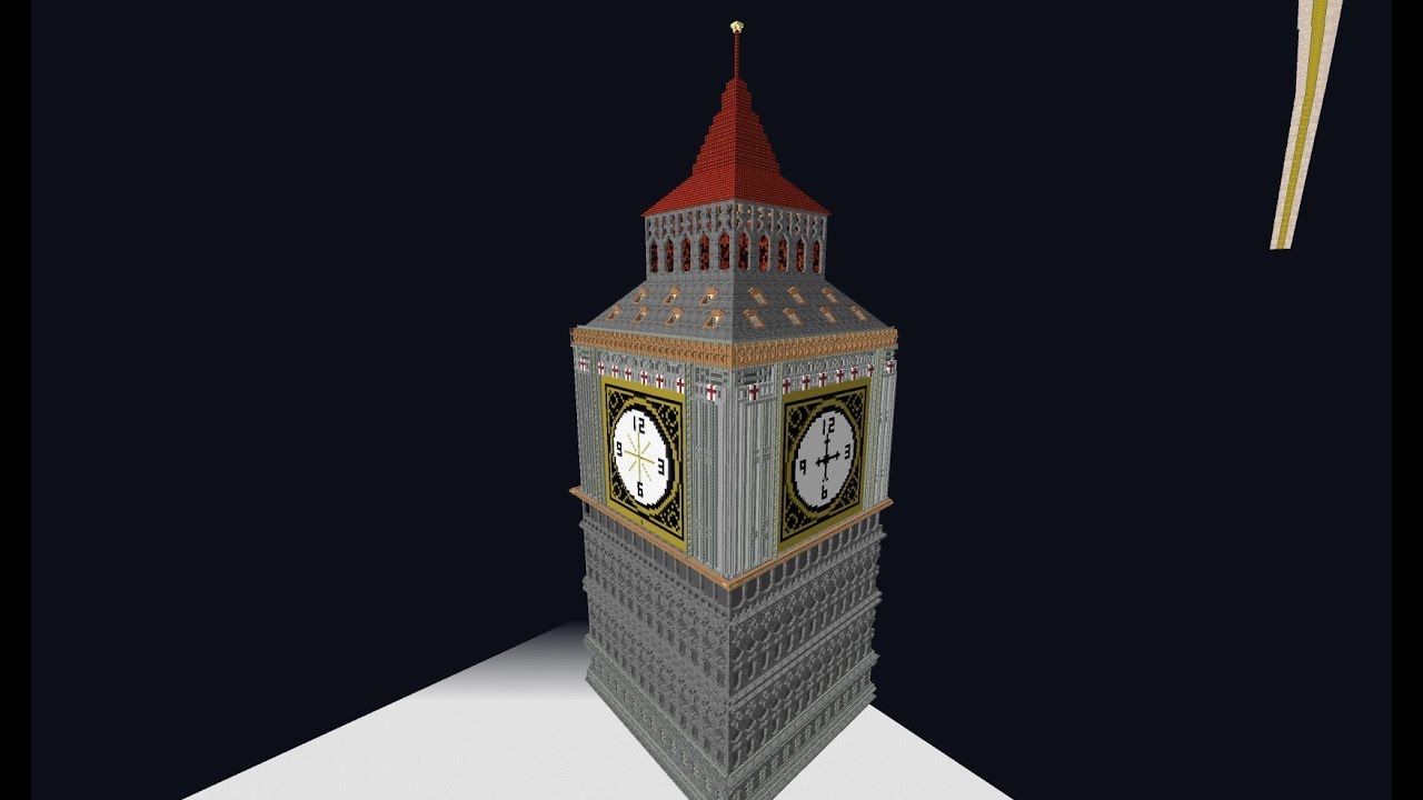 Minecraft Big Ben Part 5 - YouTube