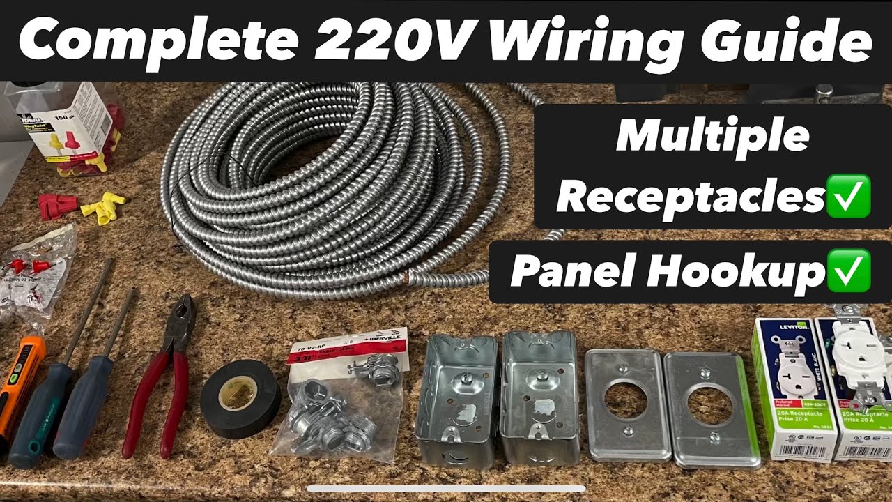 How to Wire 220V Receptacles (ASIC Series) - YouTube