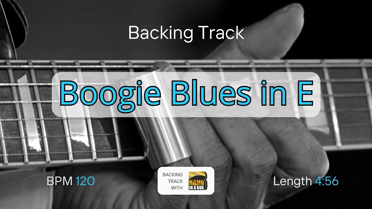 Boogie Blues in E | Backing Track | 120bpm | Play Along - YouTube
