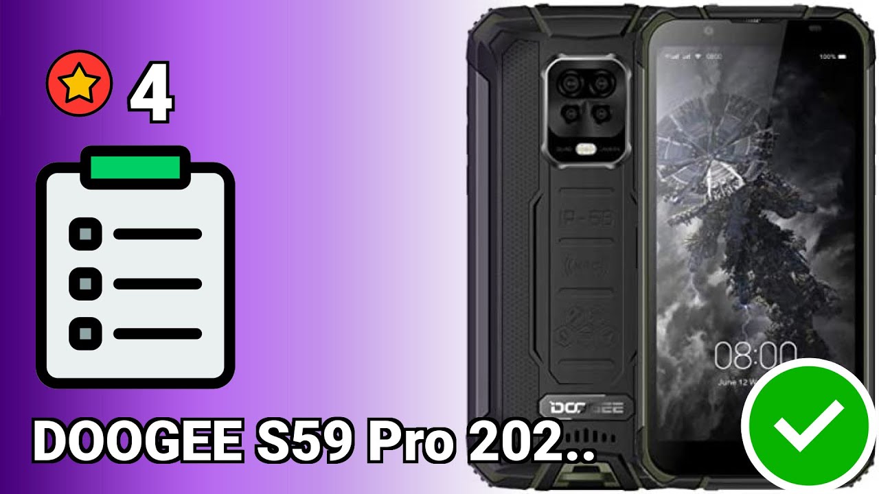 DOOGEE S59 Pro【2021】 Teléfono Resistente | Características, precio y ...