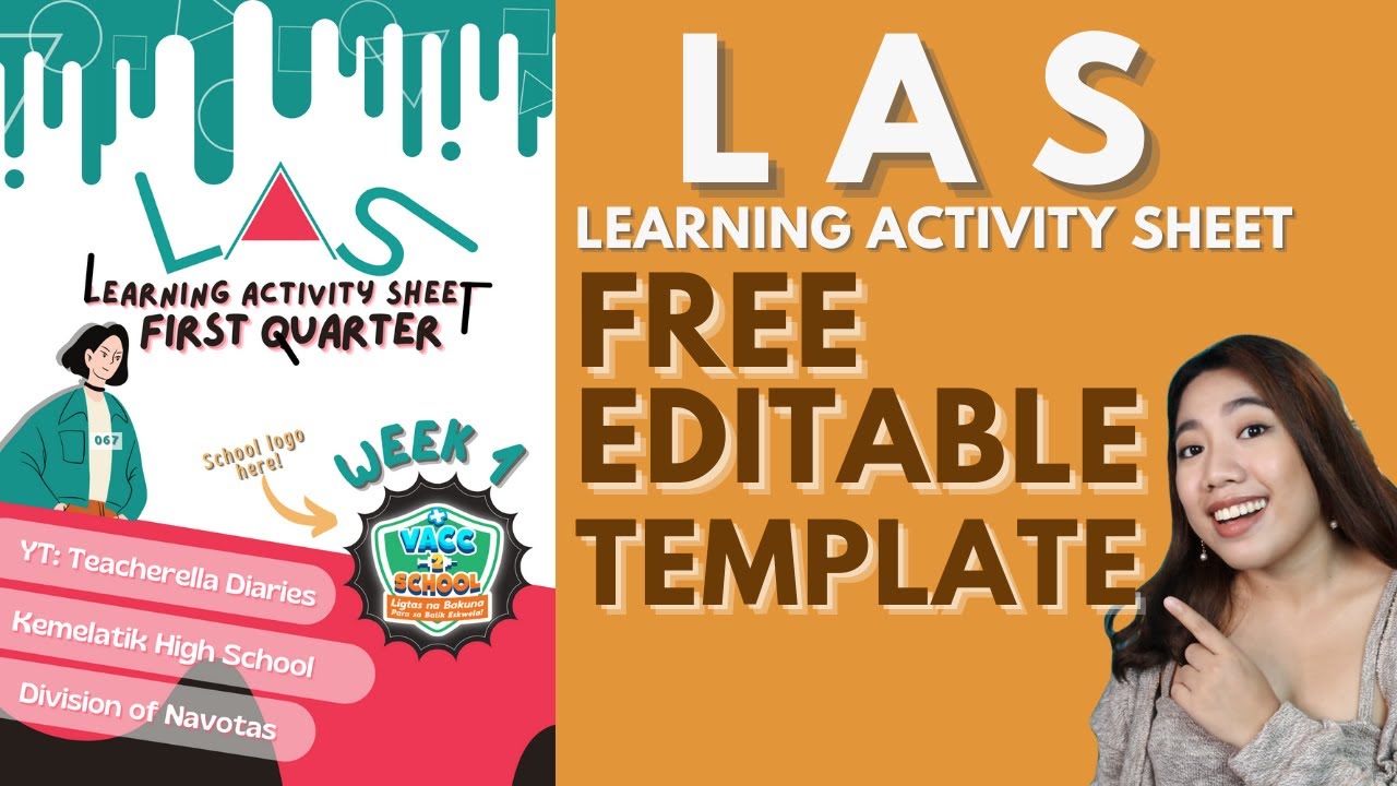 HOW TO CREATE A LEARNING ACTIVITY SHEET COVER | BALIK ESKWELA SPECIALS ...