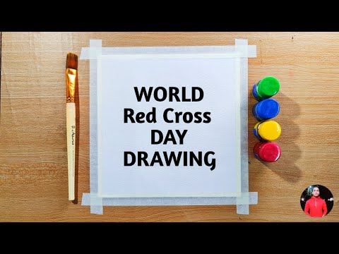 World Red Cross Day Drawing | International red cross day poster ...
