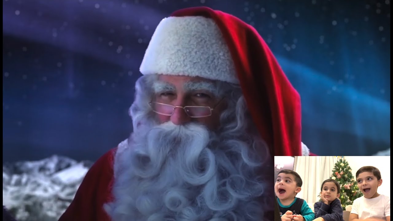 Personalized Santa Clause Video Message and Phone Call to the Boys (PNP ...