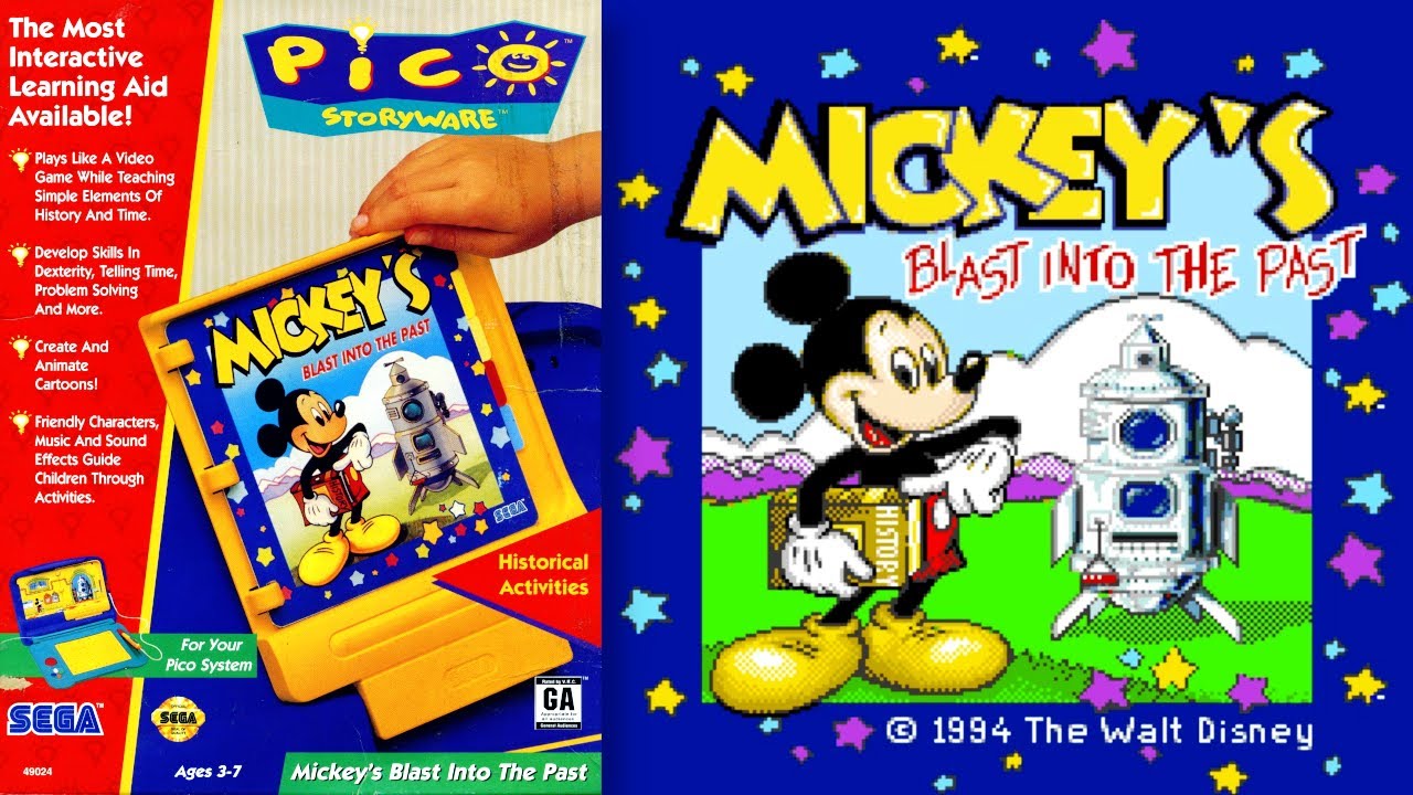 Mickey's Blast Into the Past (Sega Pico) [1994] longplay - YouTube