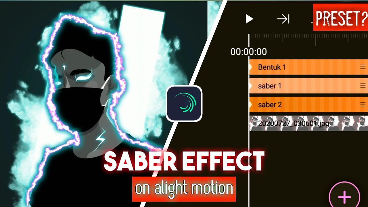 tutorial saber effect alight motion || Alight motion tutorial - YouTube