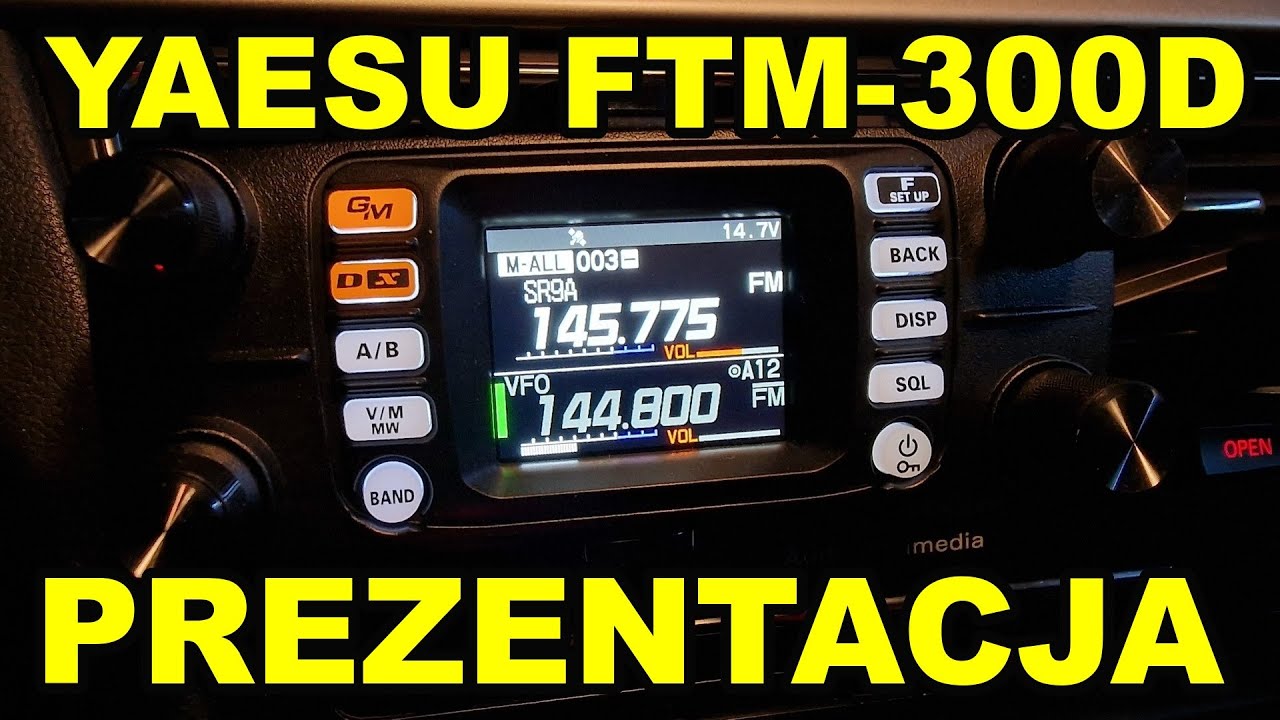 Radiotelefon YAESU FTM-300D Prezentacja Unboxing - YouTube