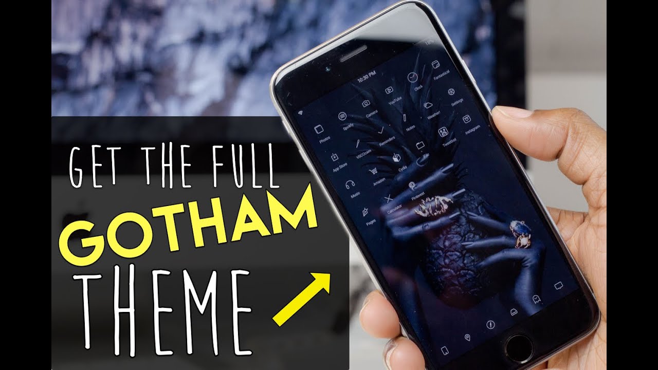 How to Get Gotham for iPhone FULL THEME - YouTube