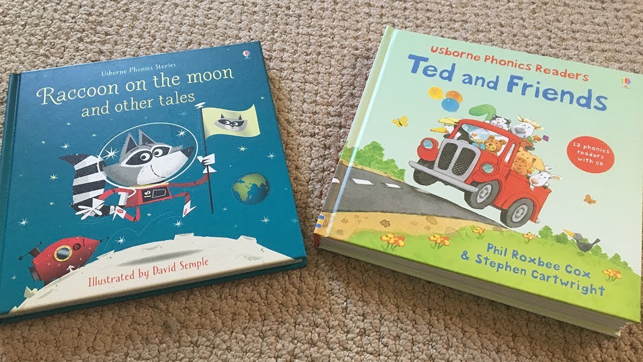 Peek Inside: Usborne Raccoon on the Moon and Ted and Friends (Combined ...