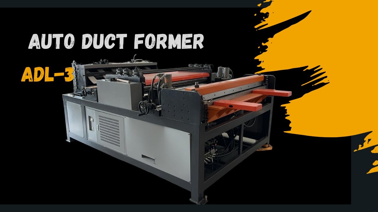 Auto Duct Former Machine ADL 3 - YouTube