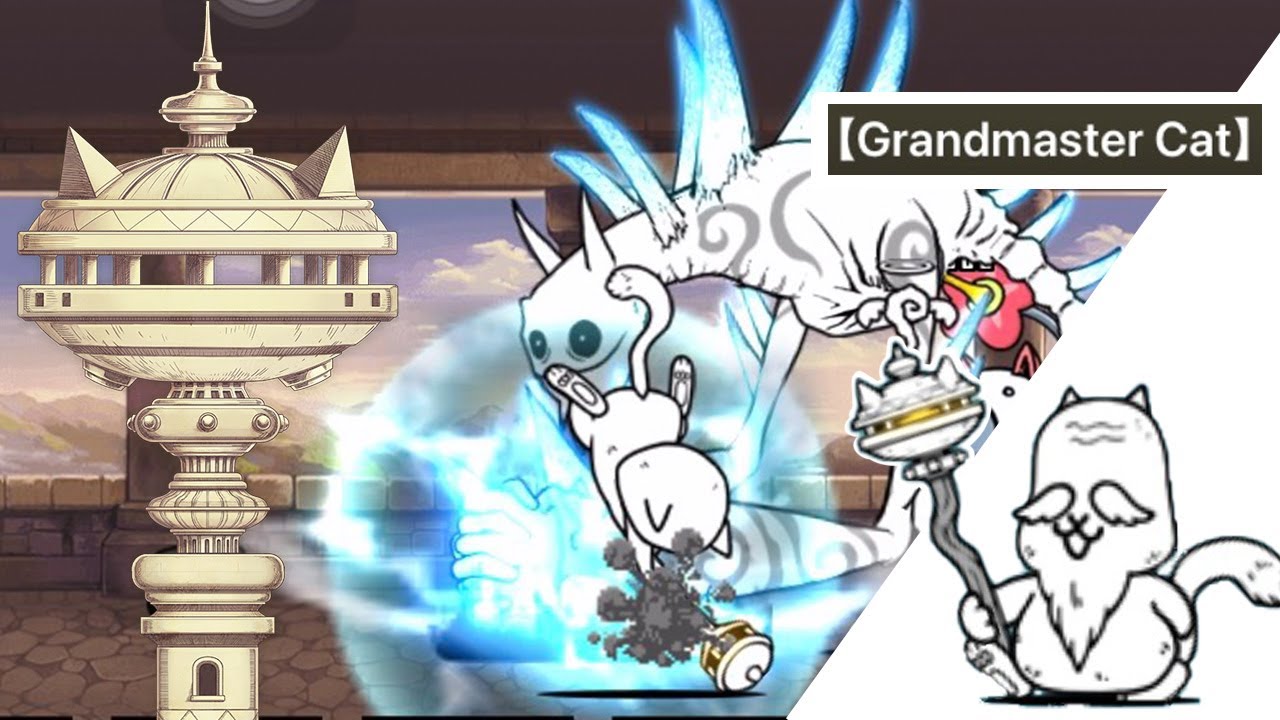 battle cat หาเเมว : Grandmaster Cat (ปรมาจารย์แมว) , heavenly tower[F30 ...