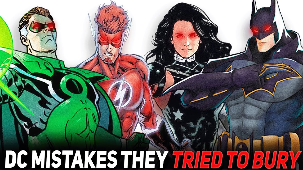 10 DC Blunders That Almost Destroyed Their Heroes - YouTube