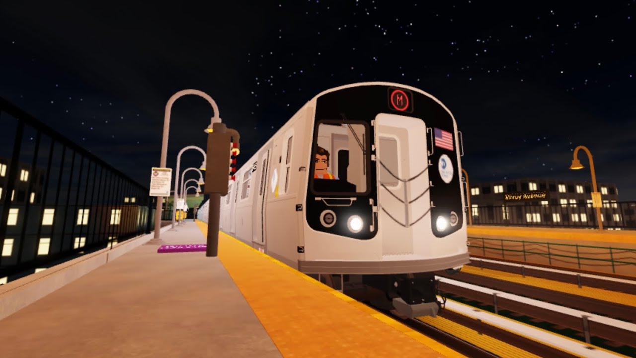 Operating an R179 M train from Marcy Avenue to Middle Village ...