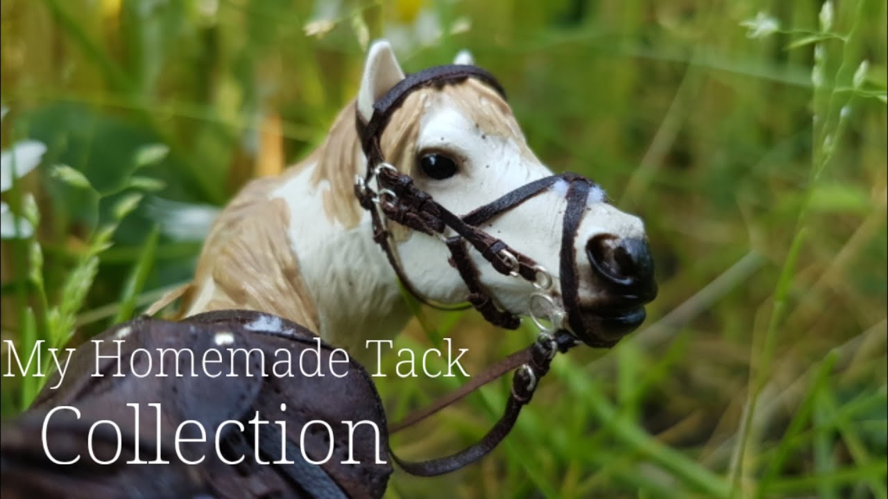 My Homemade Model Horse Tack Collection! - YouTube