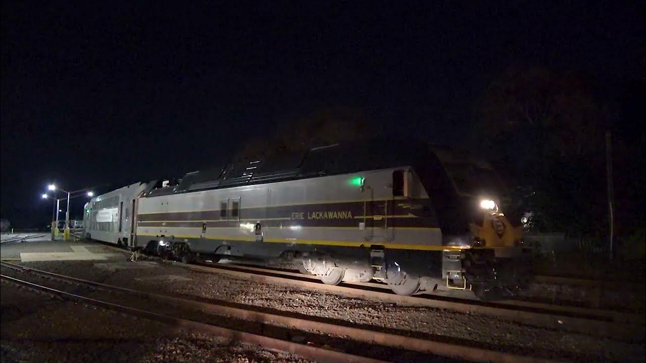 Full HD 60FPS: NJ Transit Erie Lackawanna ALP-45DP 4519 Leads Train 4384 out of Bay Head 10/22 ...