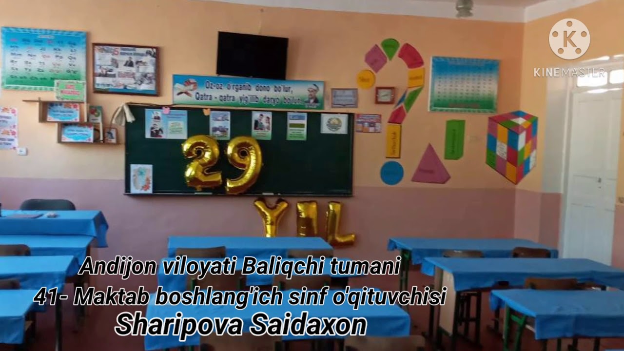 Andijon viloyati Baliqchi tumani 41- maktab boshlang'ich sinf o ...
