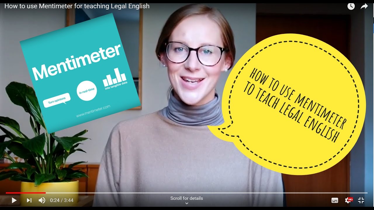 How to use Mentimeter to make Legal English Classes fun! - YouTube