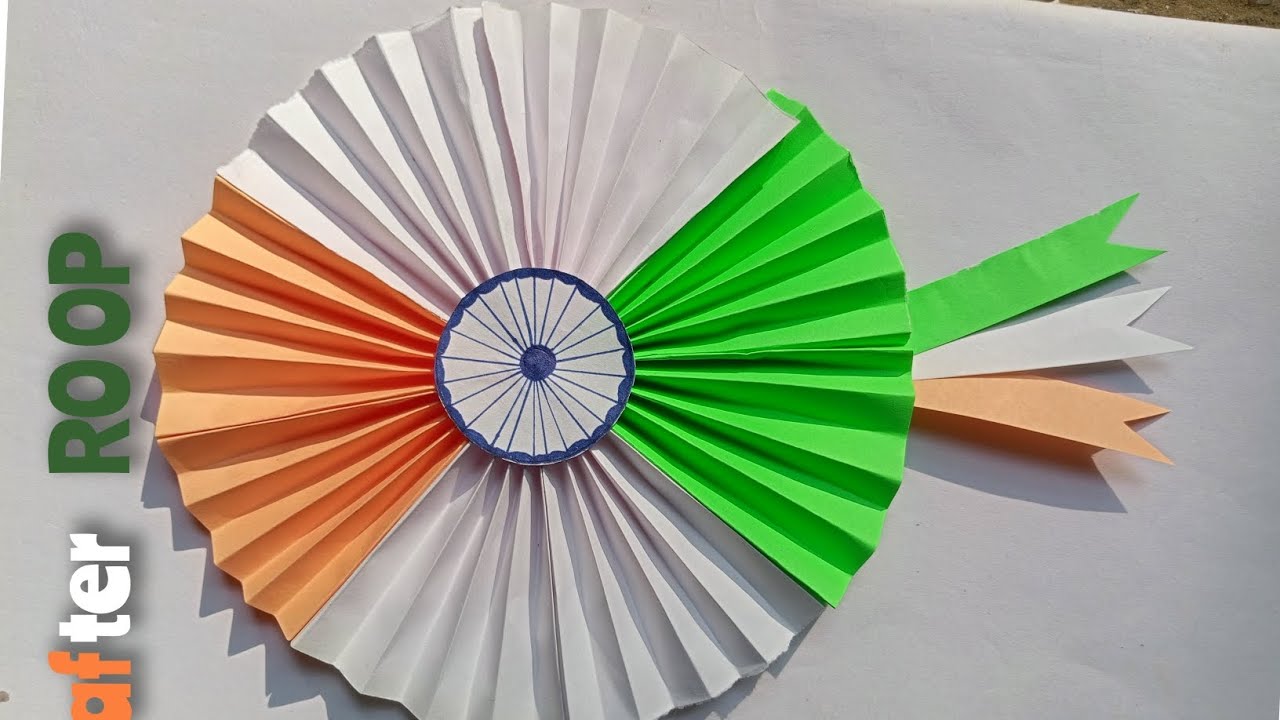 How to make republic day craft🇮🇳||26th January craft😍|| Crafter RO OP ...