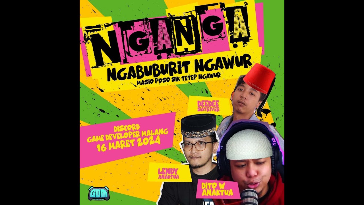 [LIVE] NGA NGA! Ngabuburit Ngawur !! bersama Game Dev Malang - YouTube