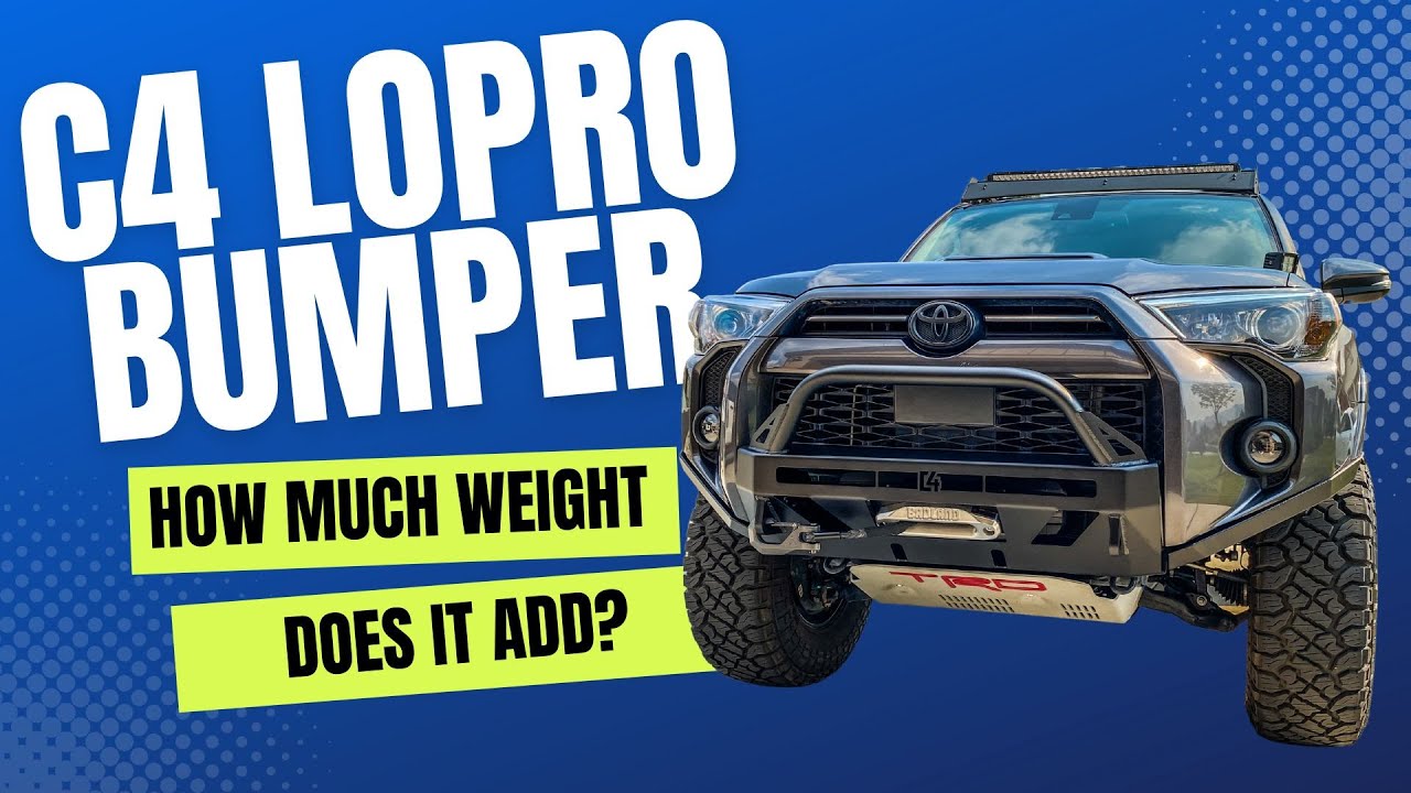 C4 Bumper - How Much Weight Do You Add? - YouTube