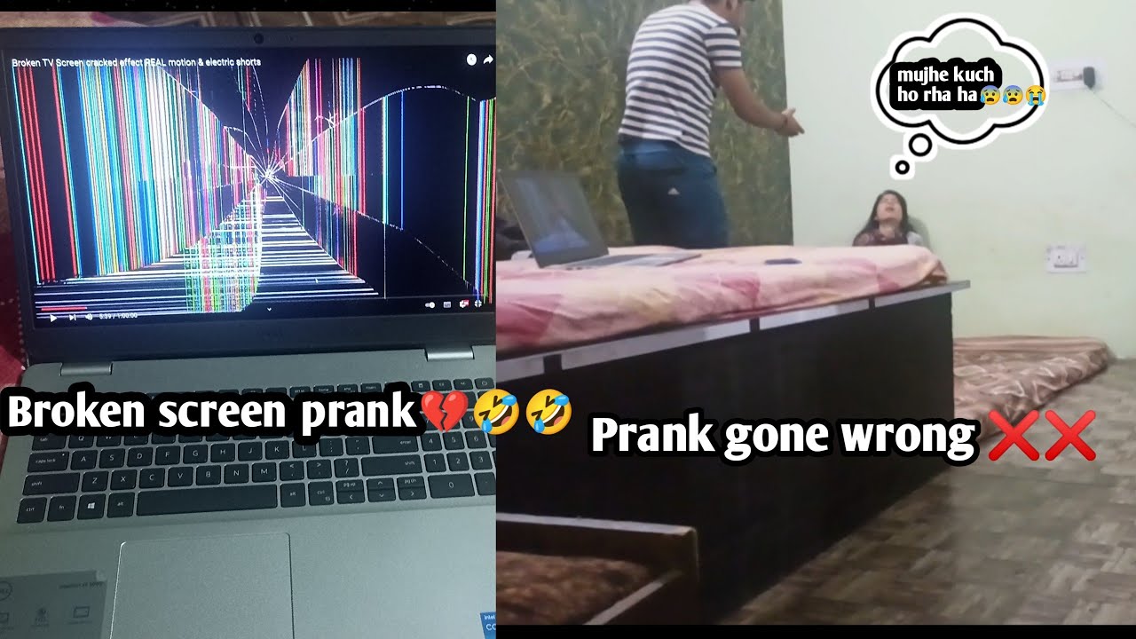 Broken Screen Prank Gone Wrong On family😭😰 //Prank in India - YouTube
