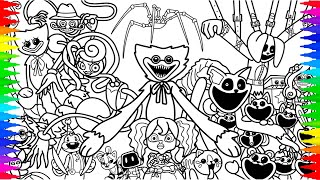 Poppy Playtime Chapter 3 New Coloring Pages How To Color Characters ...
