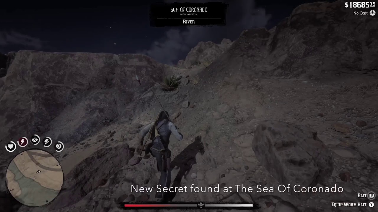 NEW SECRET FOUND AT THE SEA OF CORONADO Red Dead Redemption 2 - YouTube