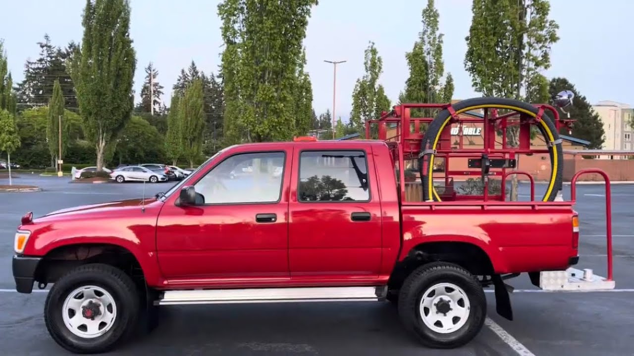 Toyota Pick up truck 🛻 diesel 3L 4WD W-Cab LN107 only 7,000mi RHD JDM ...
