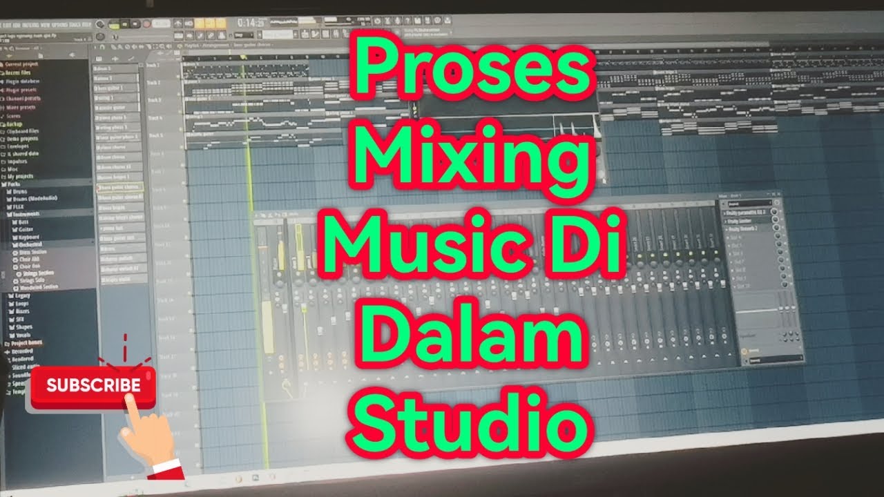 Proses Mixing Music Di Studio - YouTube