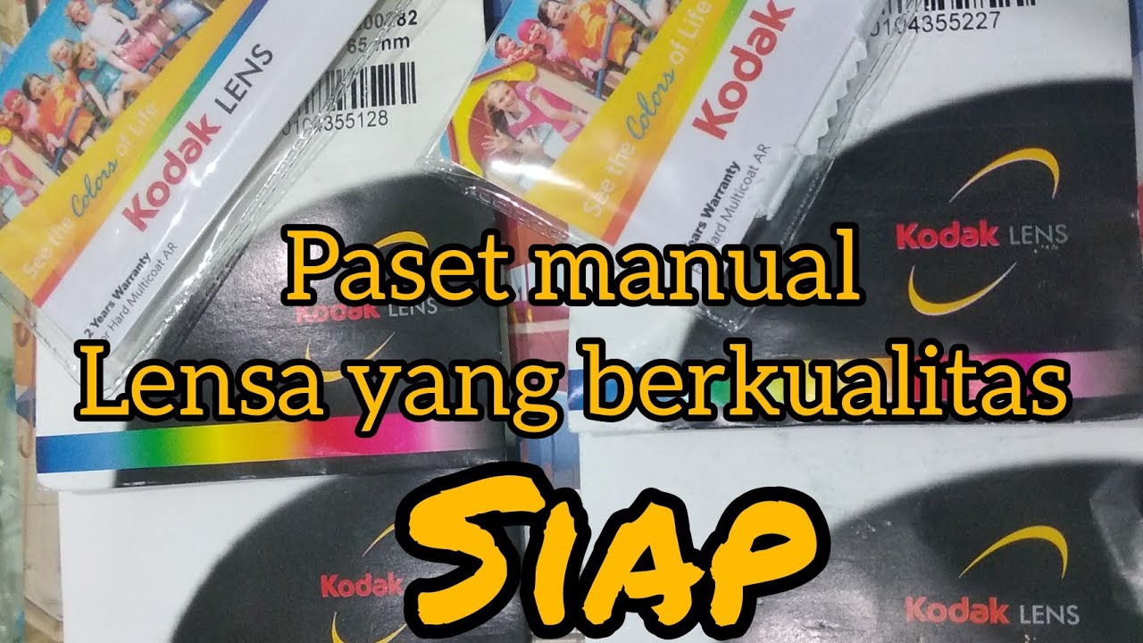 KODAK LENS,paset lensa berkualitas || paset manual lensa bagus - YouTube