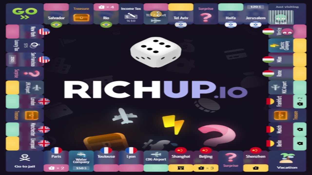 Richup.io Gameplay | Hard-to-play Monopoly - YouTube