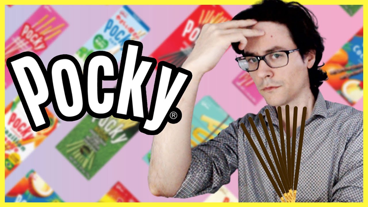Watch man eat Pocky and make strange metaphors - YouTube