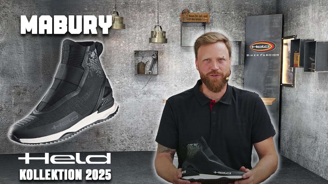 MABURY | Neuer Motorrad Sneaker - YouTube