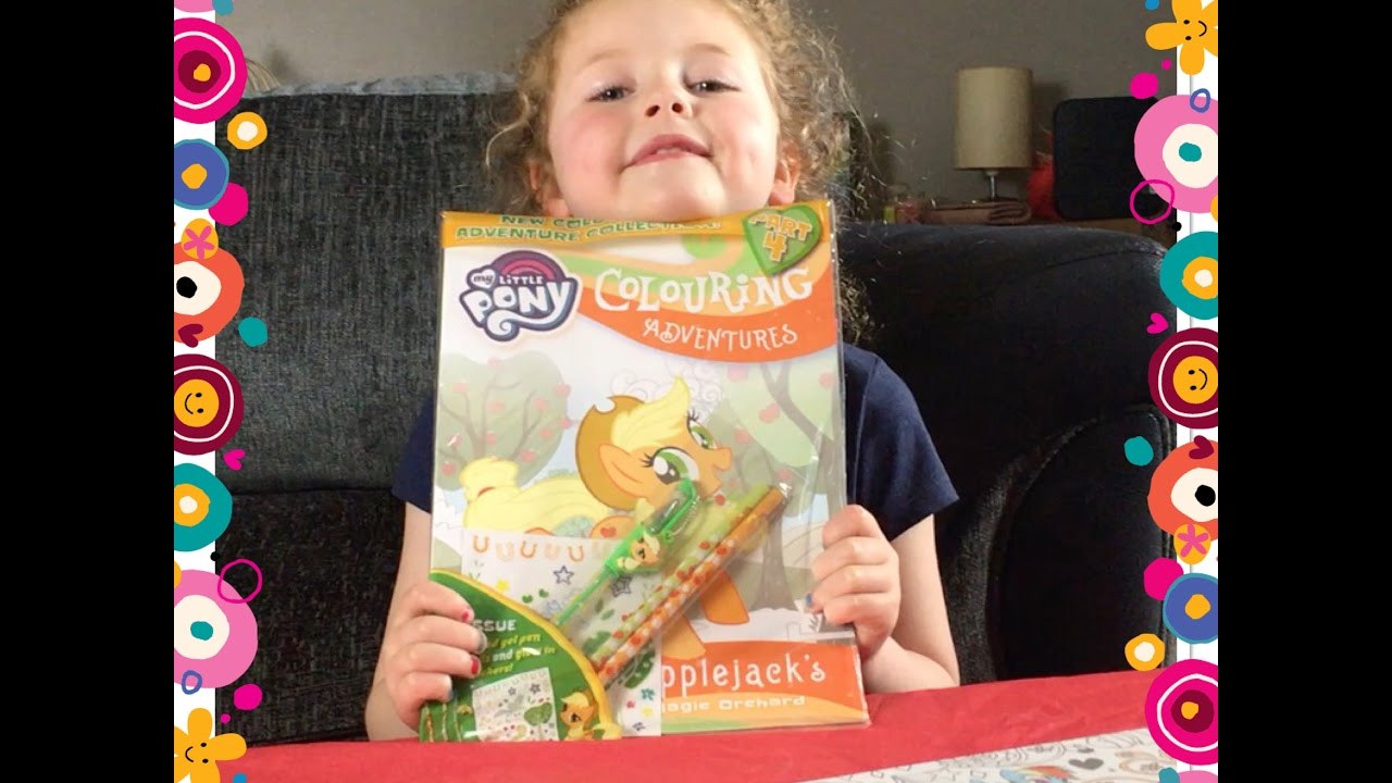 Mlp Colouring Adventures issue 4 (applejack) - YouTube