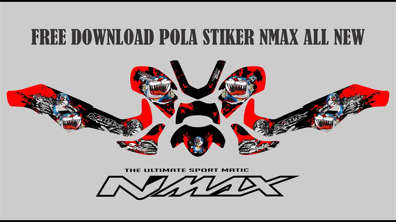 DECAL STICKER Nmax all new | GRATIS DOWNLOAD FILE POLA CDR SIAP CETAK ...