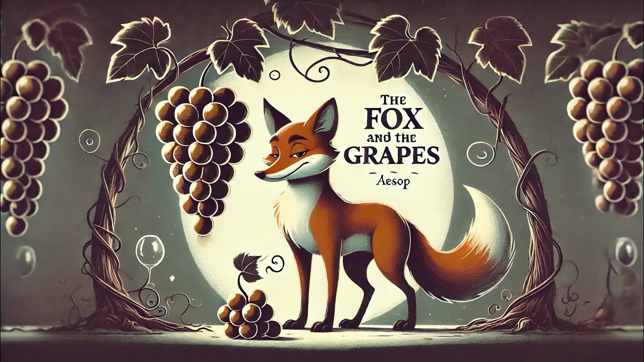The Fox and the Sour Grapes - A Timeless Fable (Audio Story) - YouTube